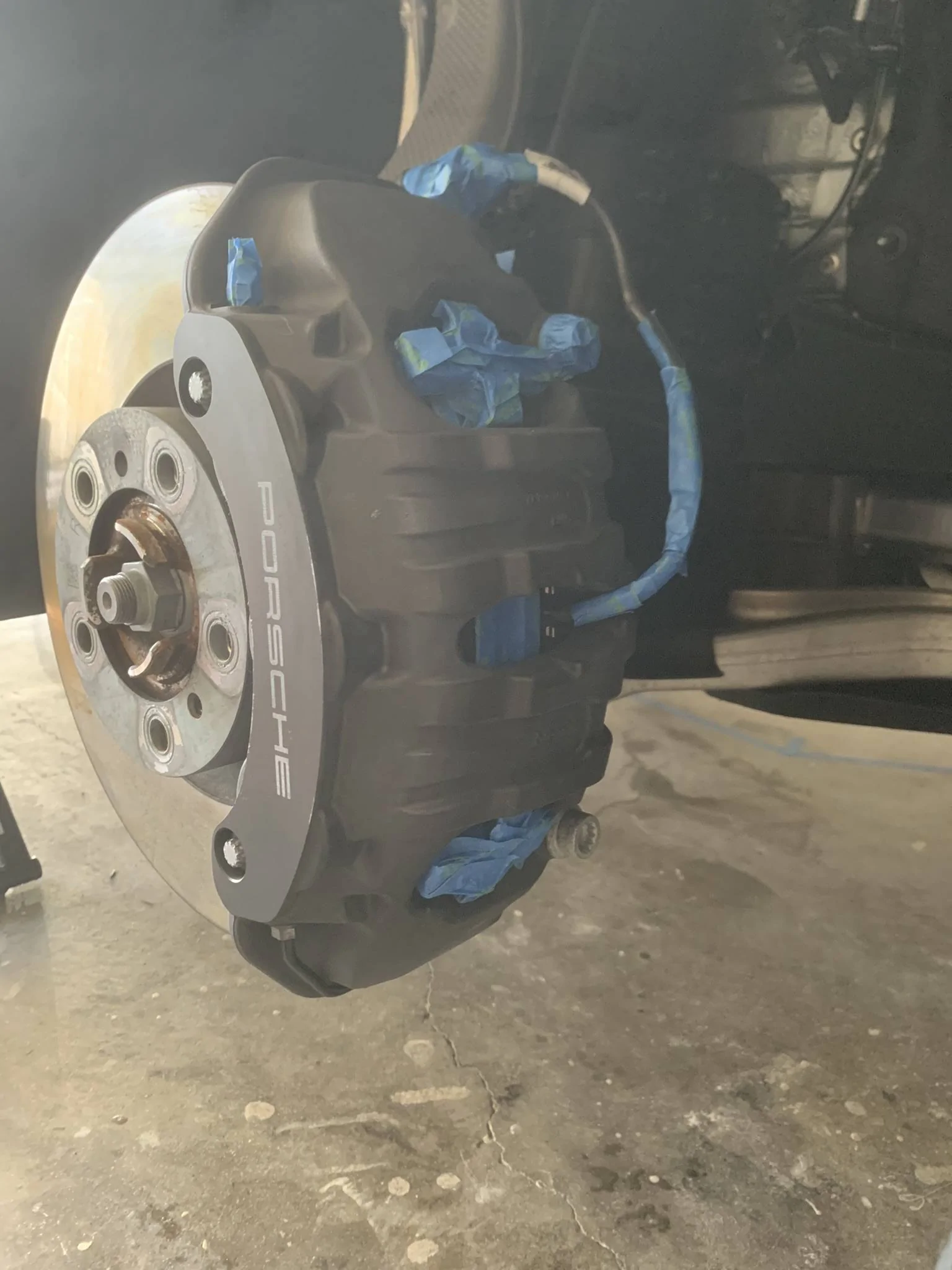 Rotiform NGO wheels and DIY painted glacier ice blue brake calipers ...