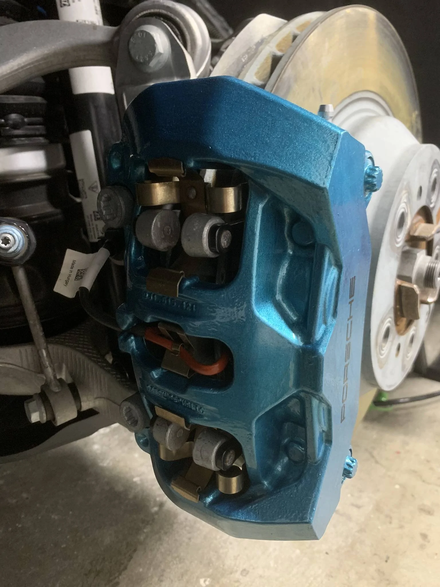 Rotiform NGO wheels and DIY painted glacier ice blue brake calipers ...