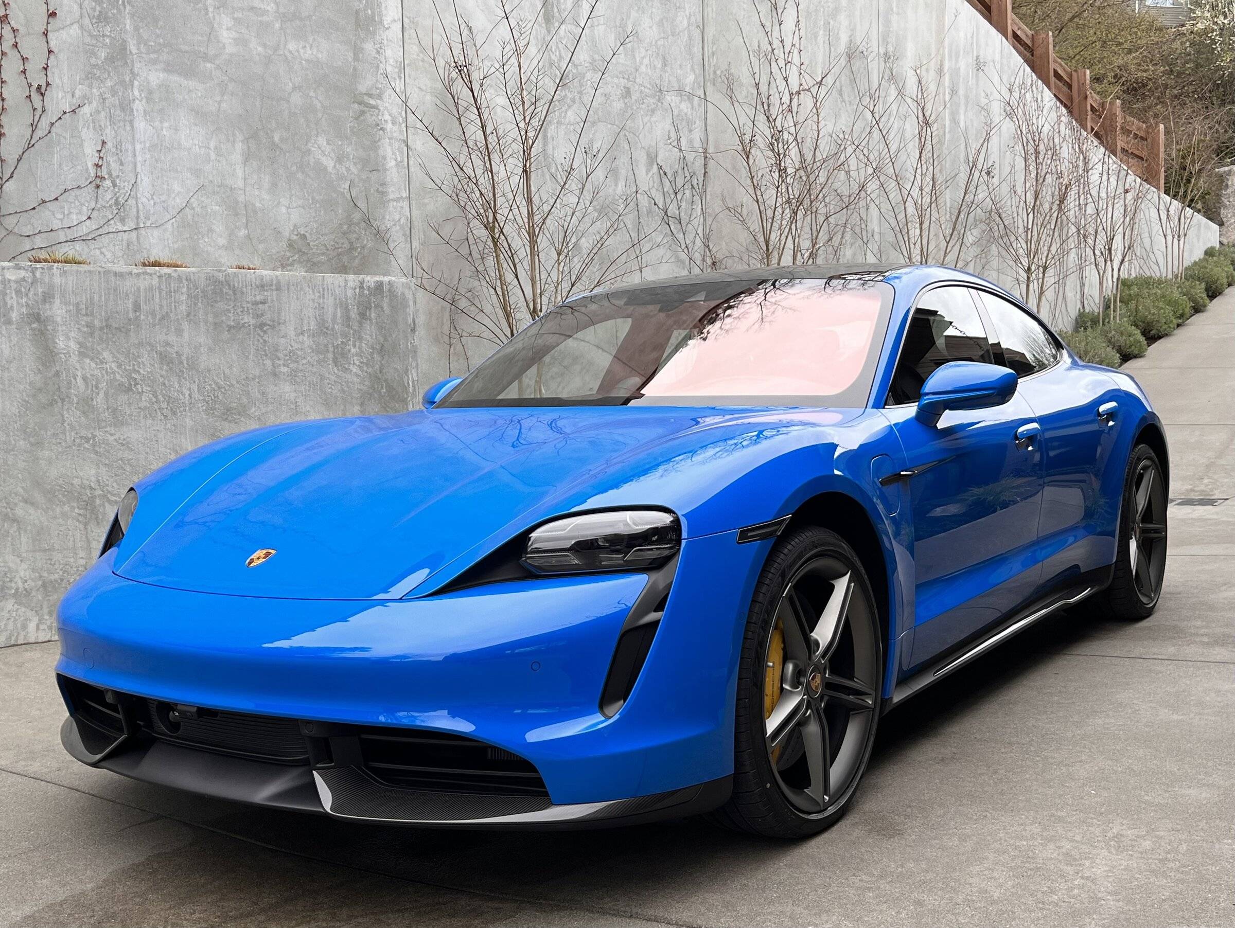 Paint to Sample (PTS) Voodoo Blue Taycan Turbo S arrives | Page 2 ...