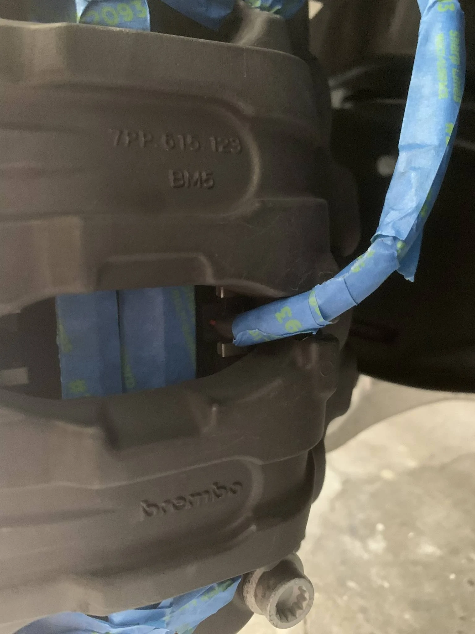 Rotiform NGO wheels and DIY painted glacier ice blue brake calipers ...