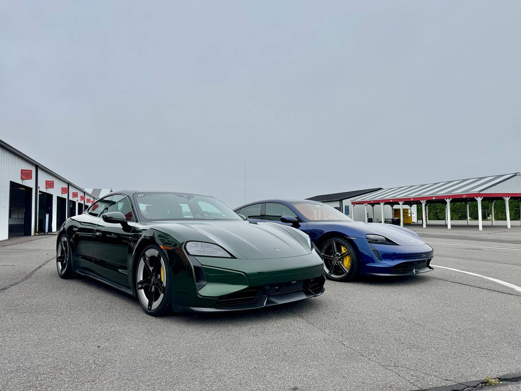 J1 vs. J2 TTS Side by Side Pics (2025 Taycan Turbo vs. 2020 ...