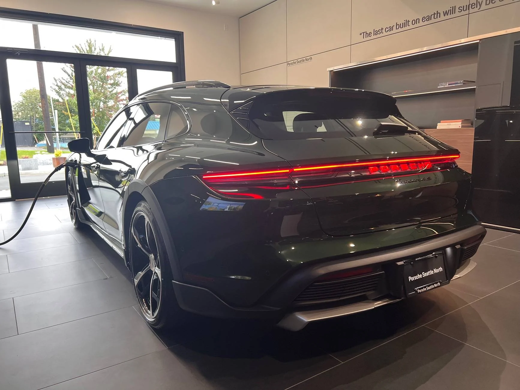 2025 Taycan 4s Cross Turismo delivery | Offroad Package looks off ...