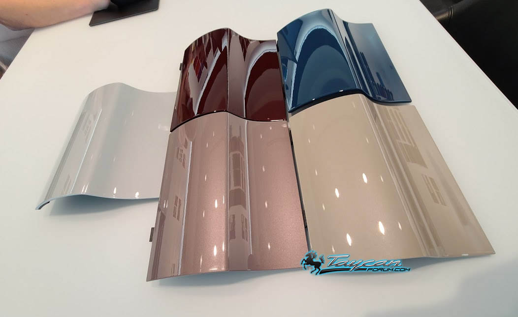 2021 Taycan New Colors Samples Swatches Page 3 TaycanForum Porsche Taycan Owners News Discussions Forums
