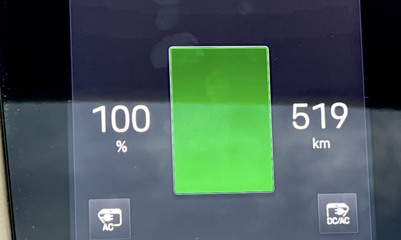 Best range estimate I got so far (100% above 500km / 311mi ...