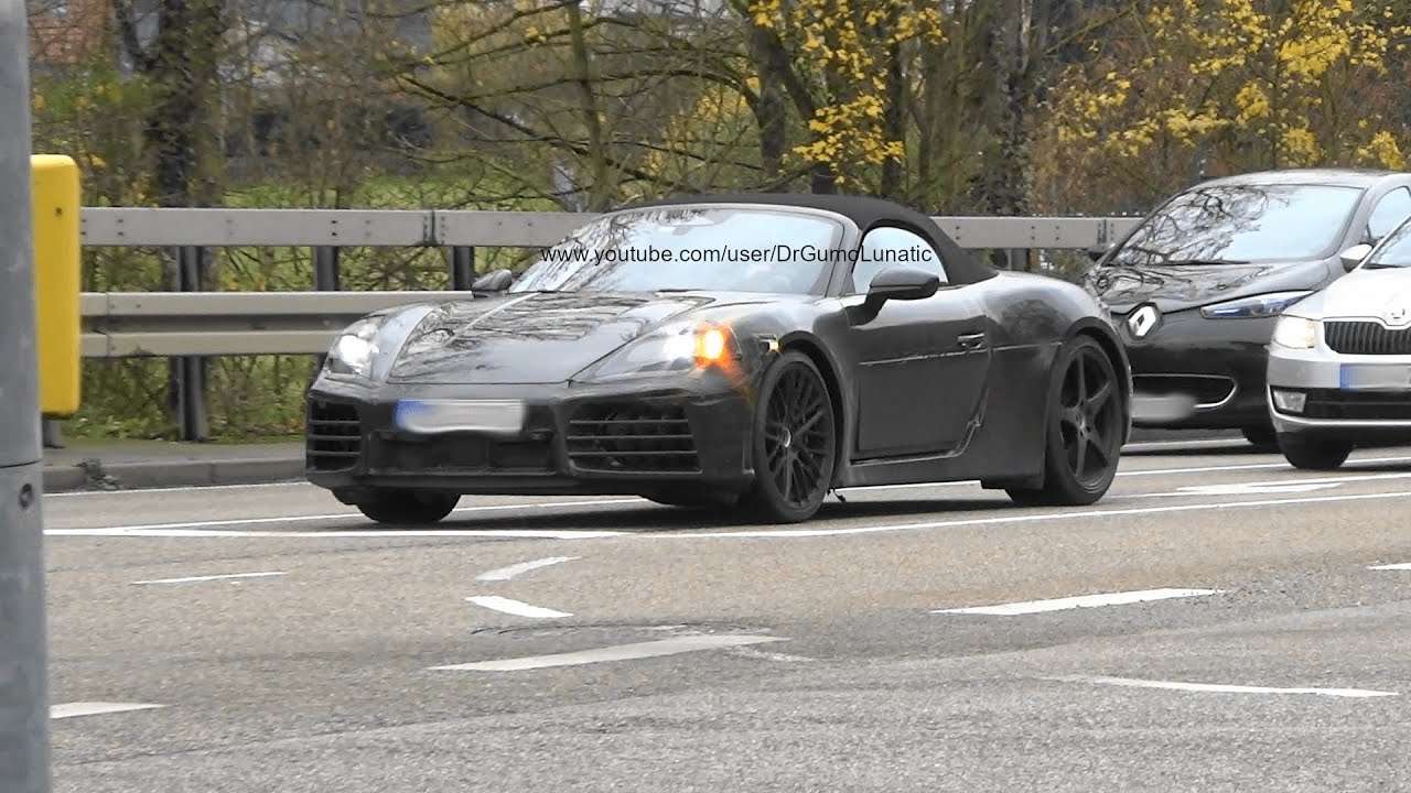 Porsche 718 / 983 Boxster EV Electric - spotted testing | TaycanForum ...