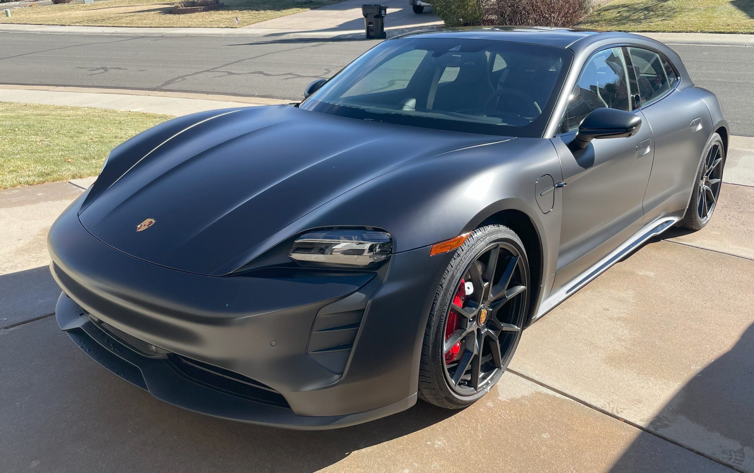 2023 Taycan GTS ST with Stealth XPEL wrap | TaycanForum -- Porsche Taycan Owners, News ...