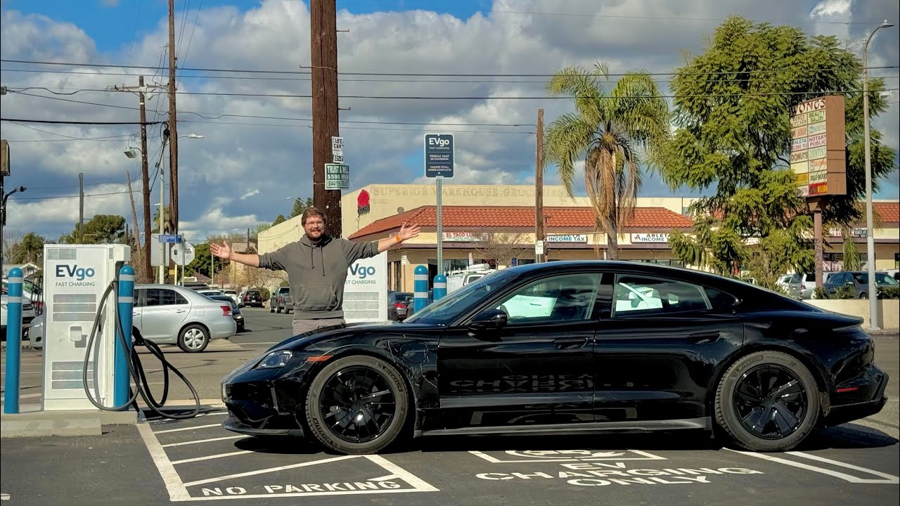 Out Of Spec Kyle hypermiles prototype Taycan refresh to over 450 miles ...