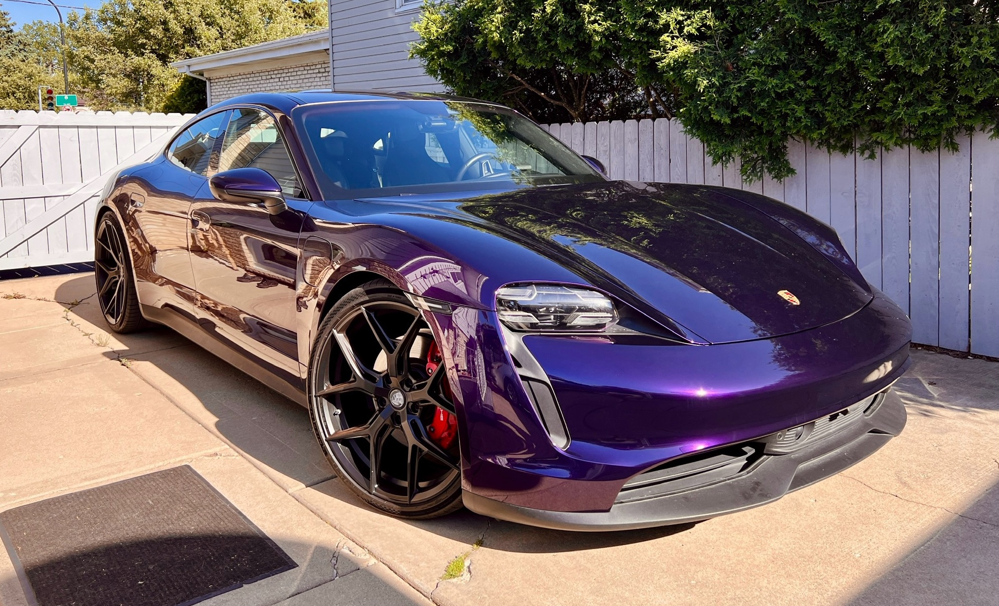 Midnight Purple PPF + 22" Vossen HF5 | Page 2 | TaycanForum -- Porsche Taycan Owners, News ...