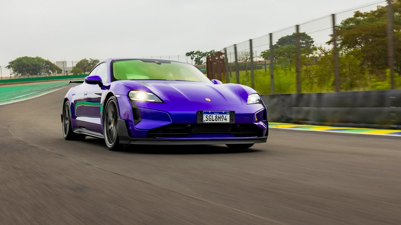 2025 Taycan Turbo GT sets Interlagos track EV record, beating 911 Turbo ...