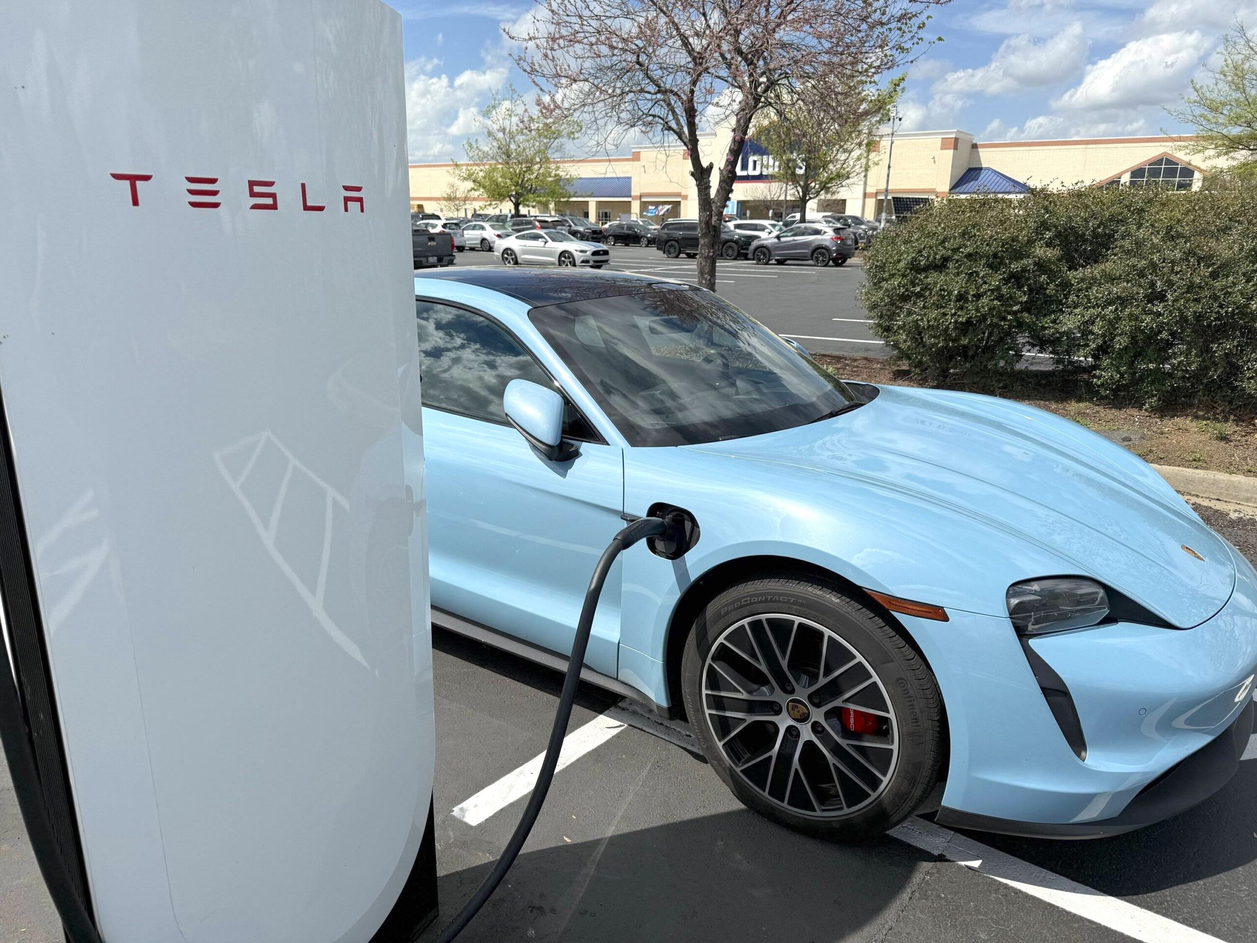 Tesla Supercharger success with NACS adapter! | TaycanForum -- Porsche ...