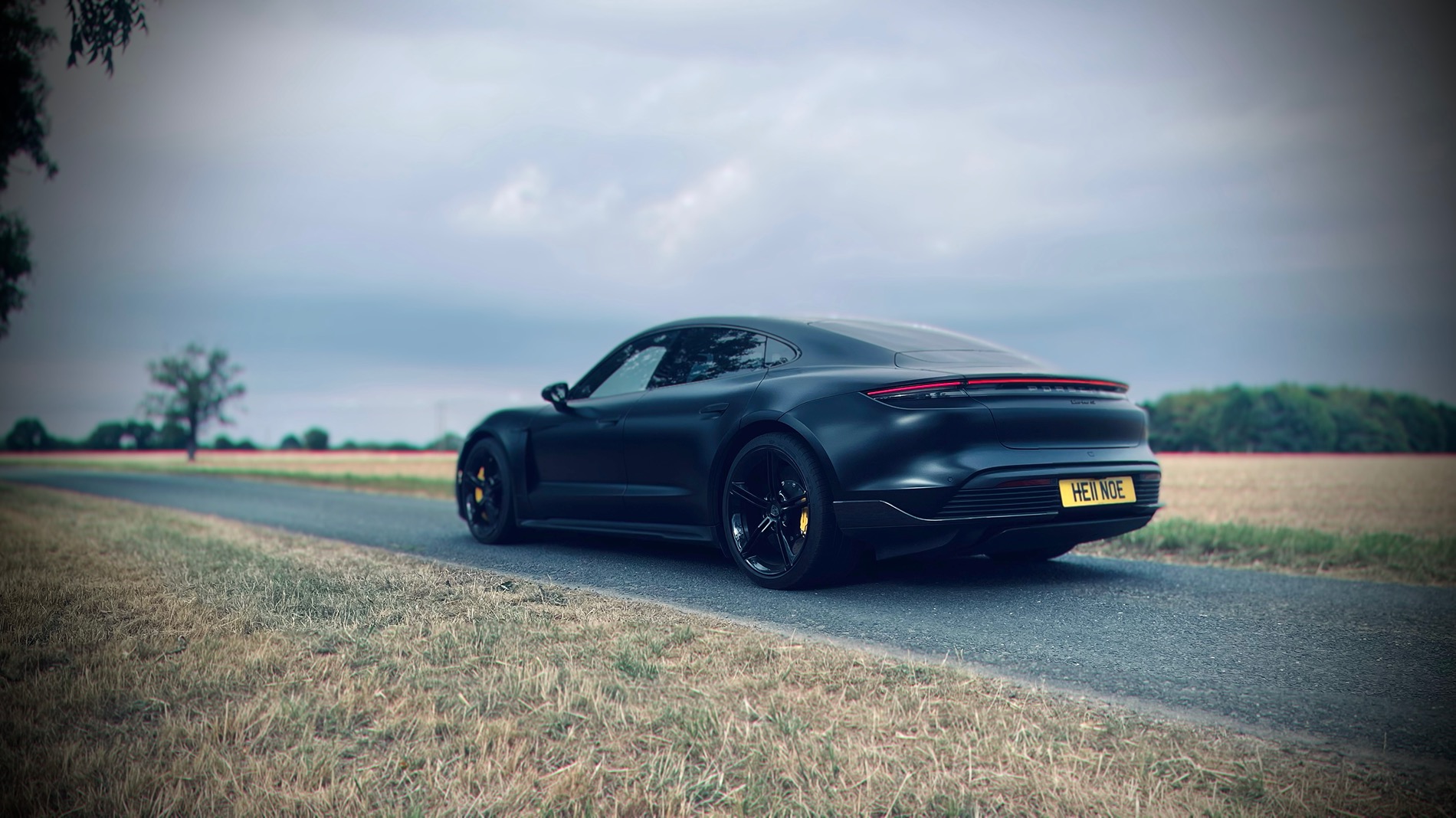 Silent Assassin: Stealth Satin Black Taycan Turbo S | TaycanForum -- Porsche Taycan Owners, News ...